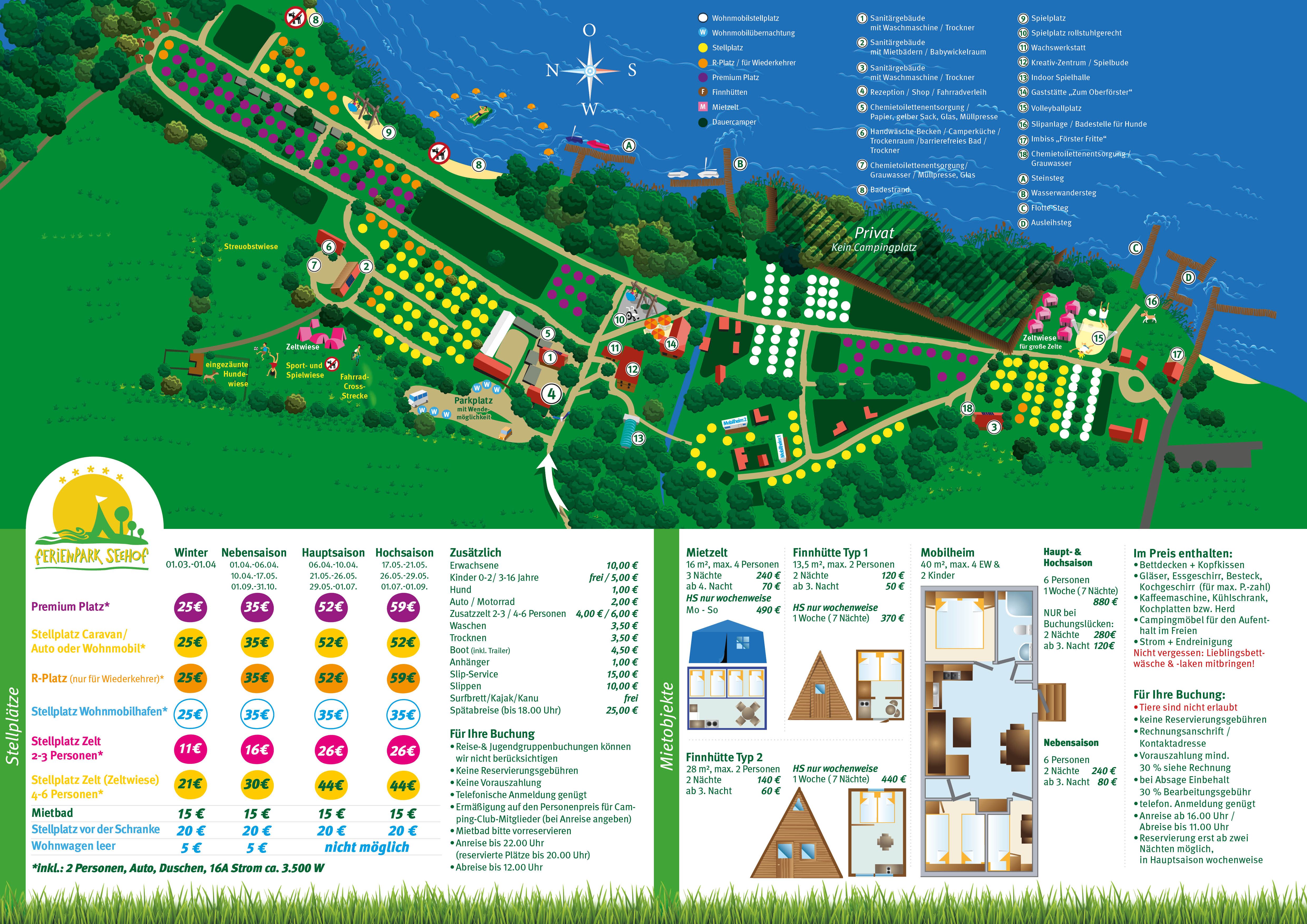Camping & Platz | Ferienpark Seehof